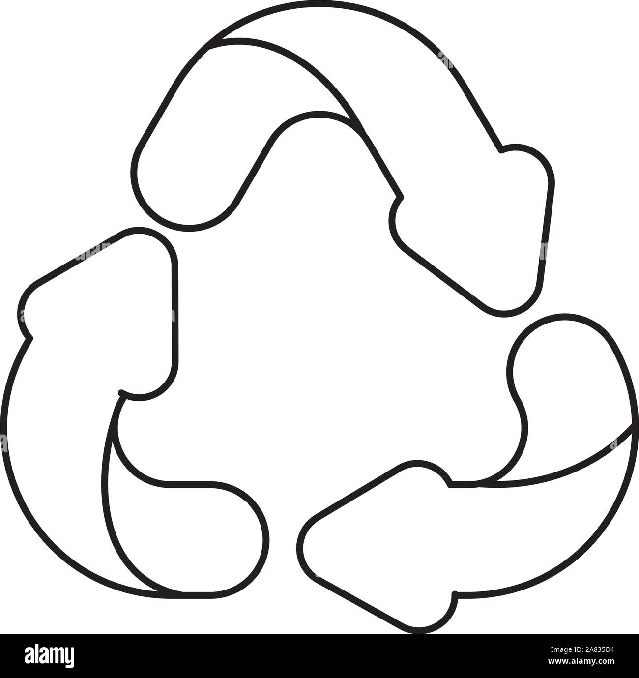 renewable energy symbol on white background vector illustration design ...