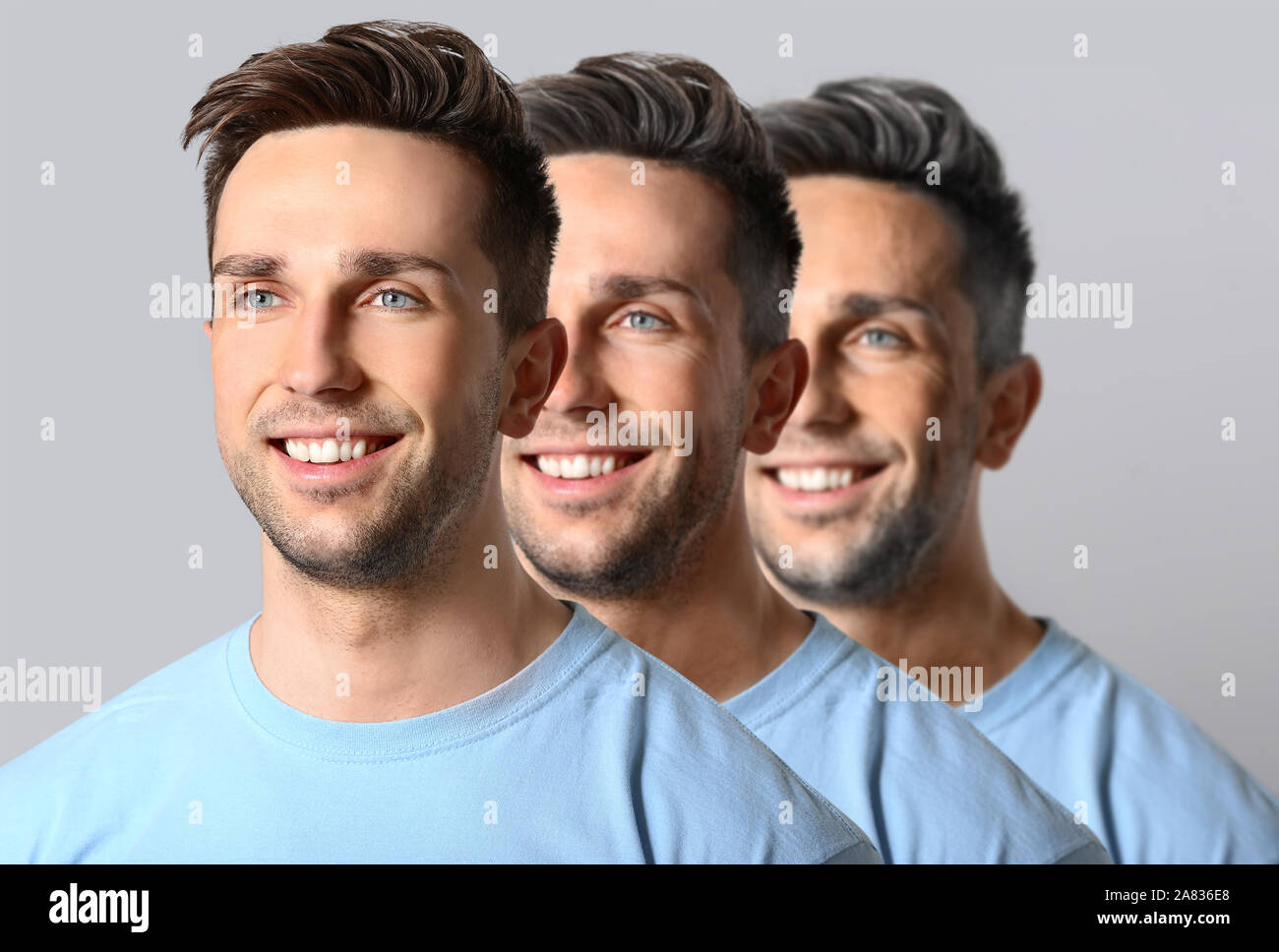 Human aging process stages hi-res stock photography and images - Alamy