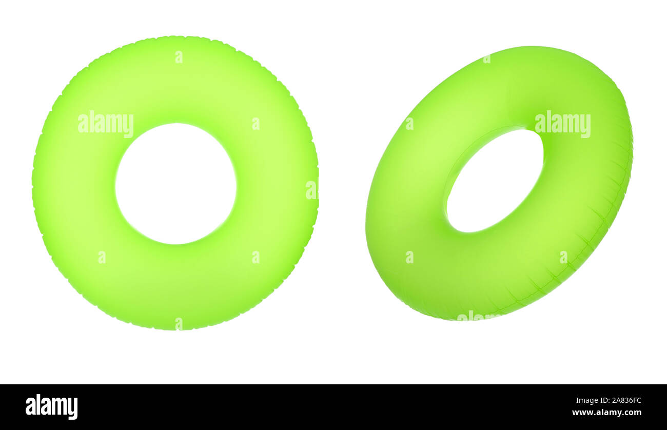 Inflatable swim rings Cut Out Stock Images & Pictures - Alamy