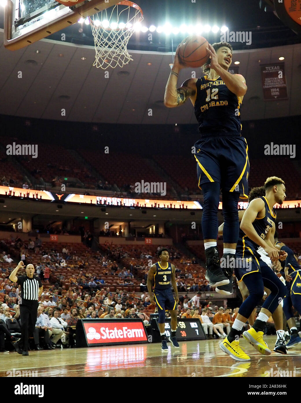 Texas, USA. 5th Nov, 2019. Jonah Radebaugh #12 of the Northern Colorado ...