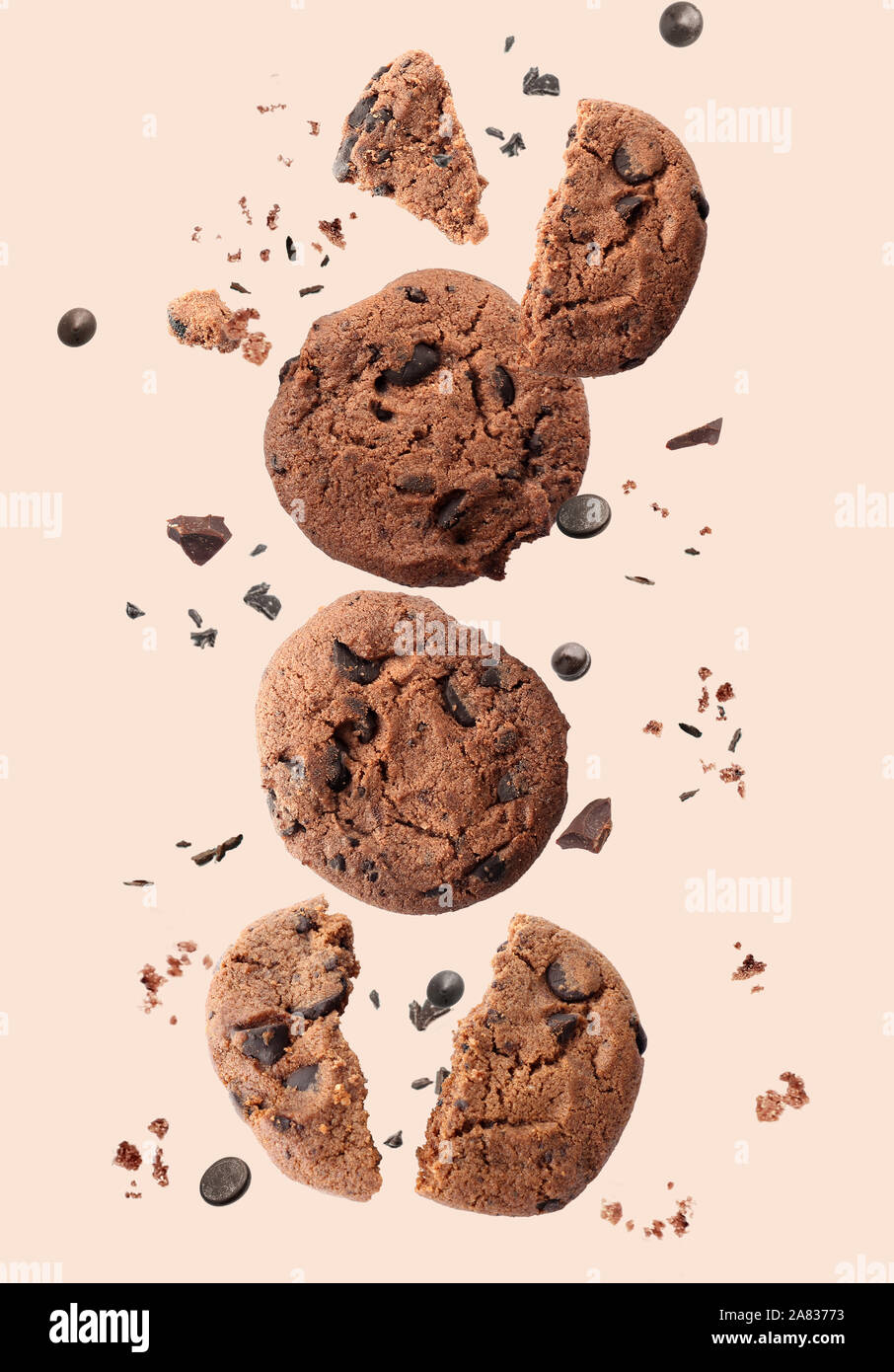 Falling cookies hi-res stock photography and images - Alamy