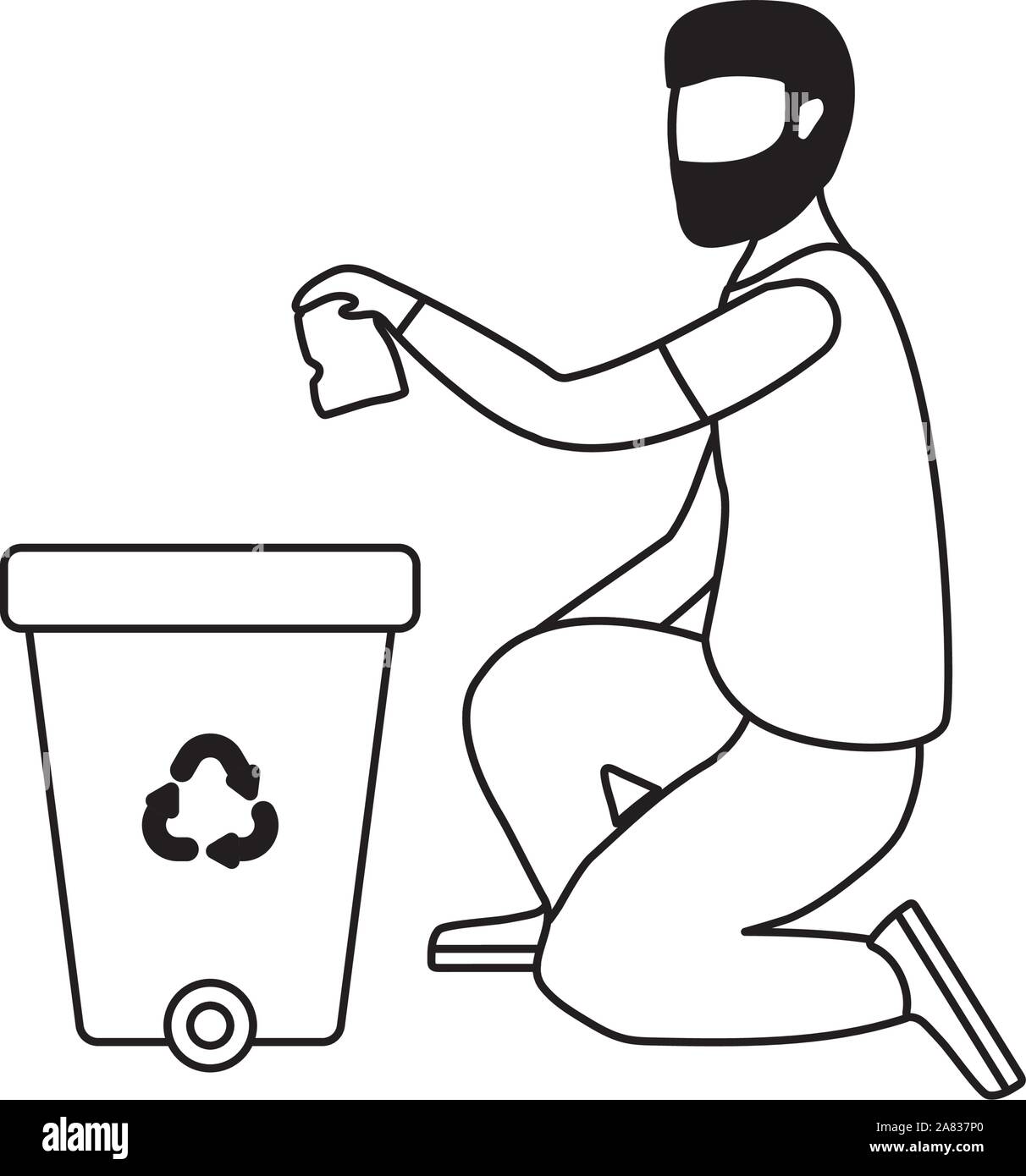 Garbage Man Black and White Stock Photos & Images - Alamy