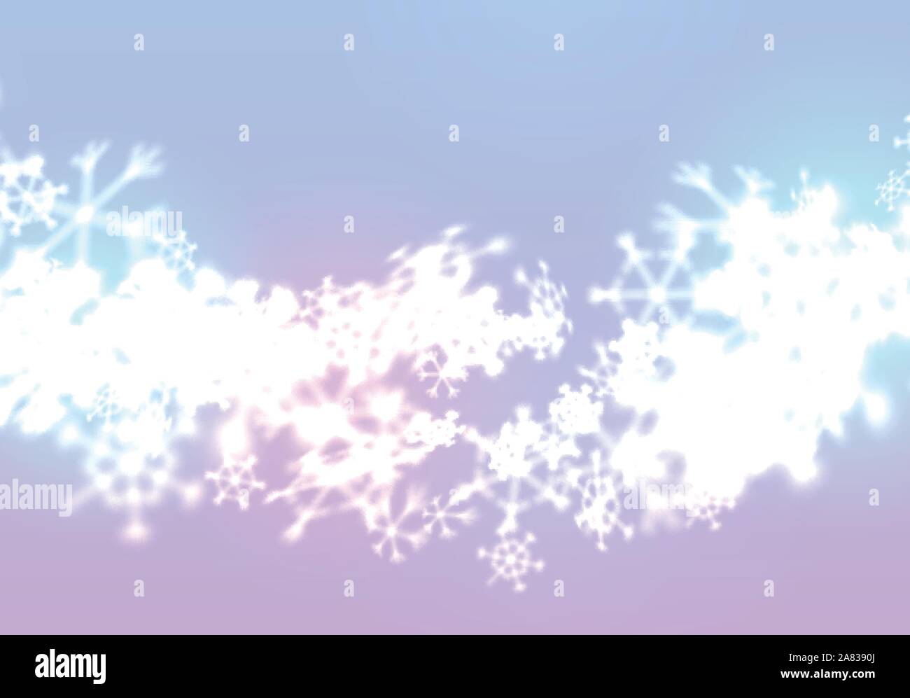 Christmas snowflakes background with falling and swirling snow Stock ...