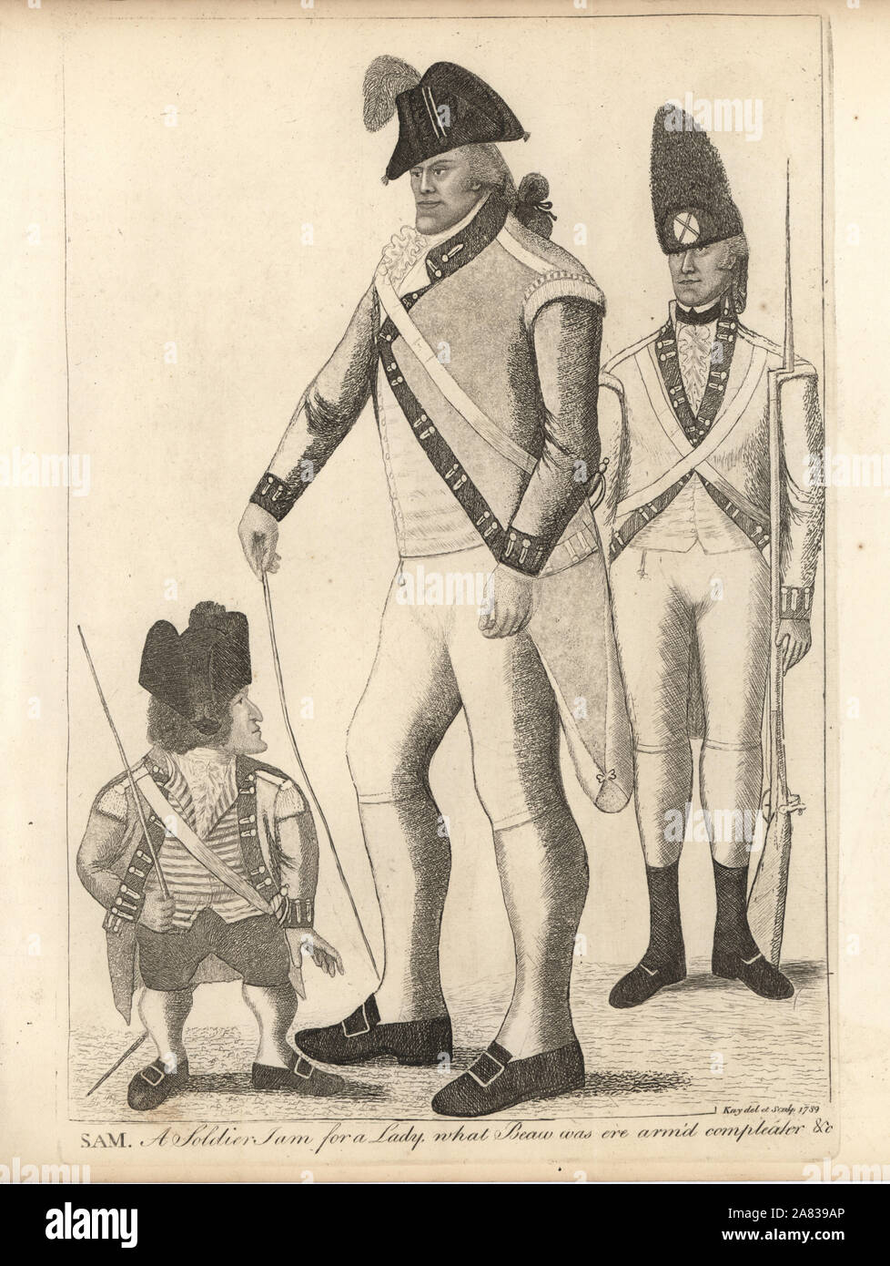 Samuel McDonald or Big Sam, sergeant in the Sutherland Fencibles. To ...