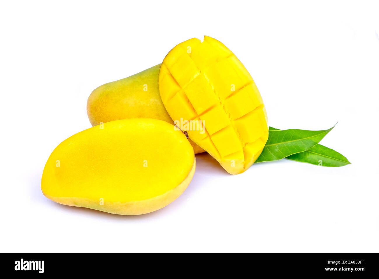 mango isolated on white background Stock Photo - Alamy