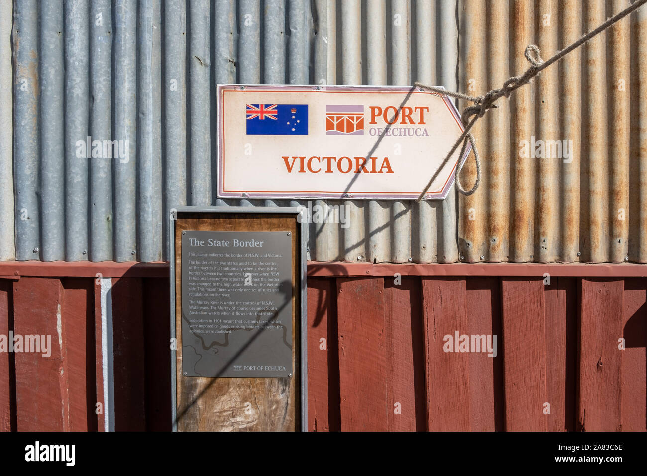 Australian state border hi-res stock photography and images - Alamy