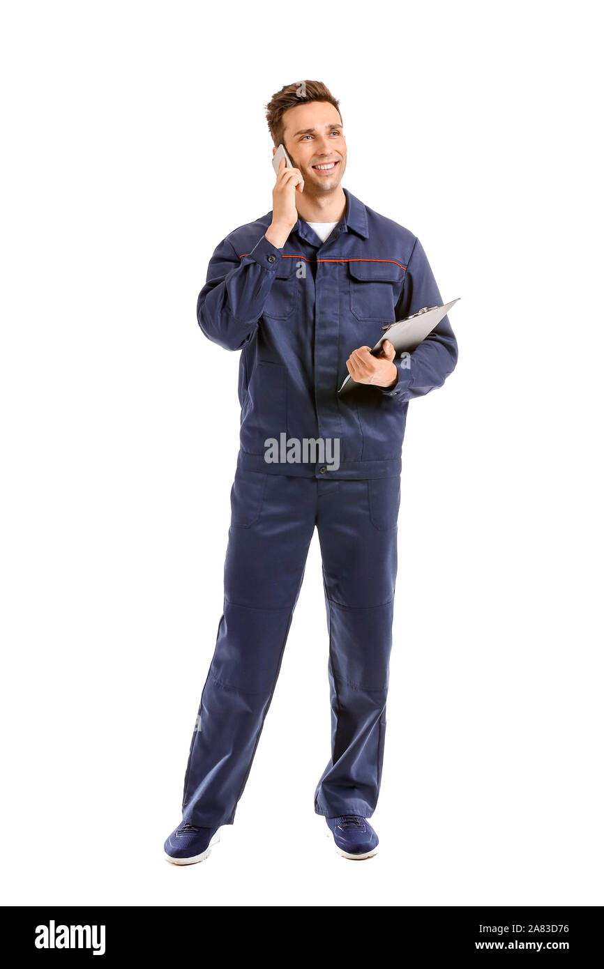 Person on phone car Cut Out Stock Images & Pictures - Alamy