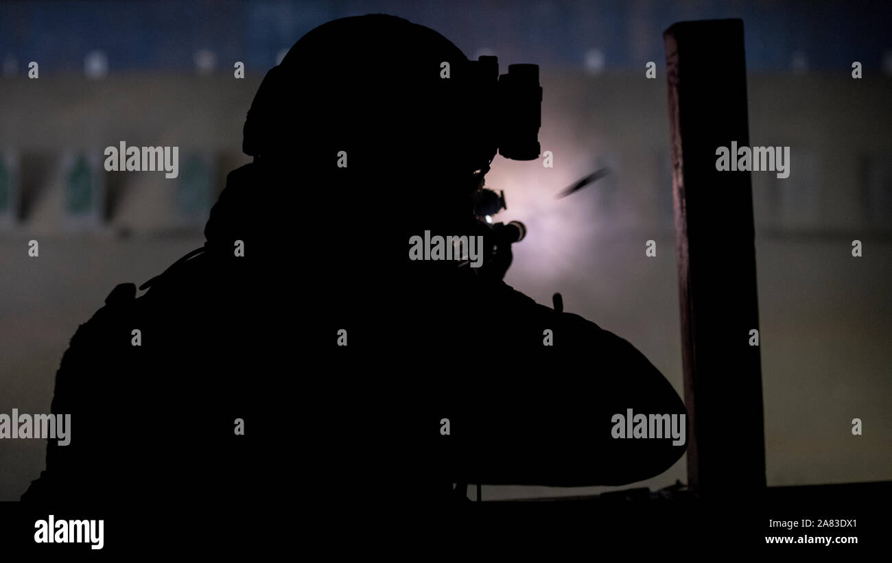 Special warfare tactical air control party Airmen from the 124th Air ...