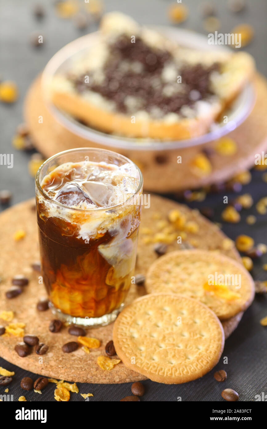 Black coffee bread in hi-res stock photography and images - Alamy