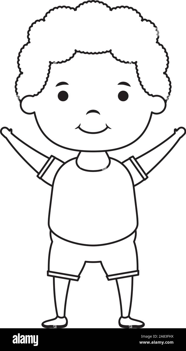 cute little boy comic character Stock Vector Image & Art - Alamy