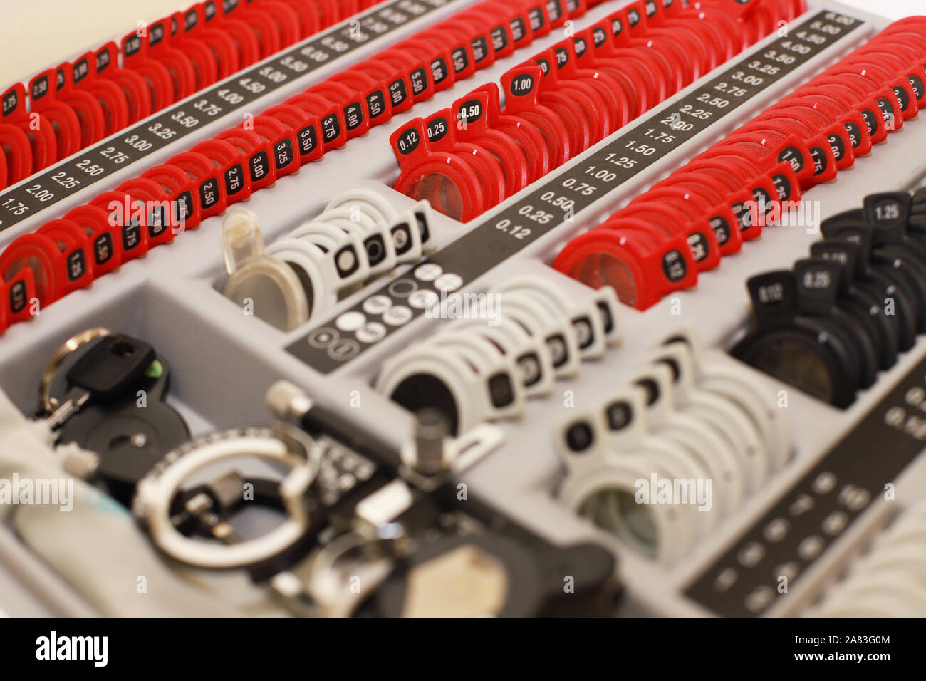 vision, eyesight, optometry, health care and medicine concept ...