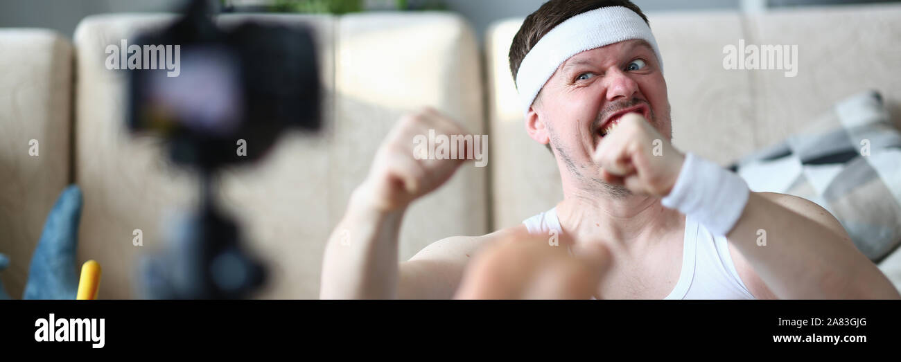 Funny recording hi-res stock photography and images - Alamy