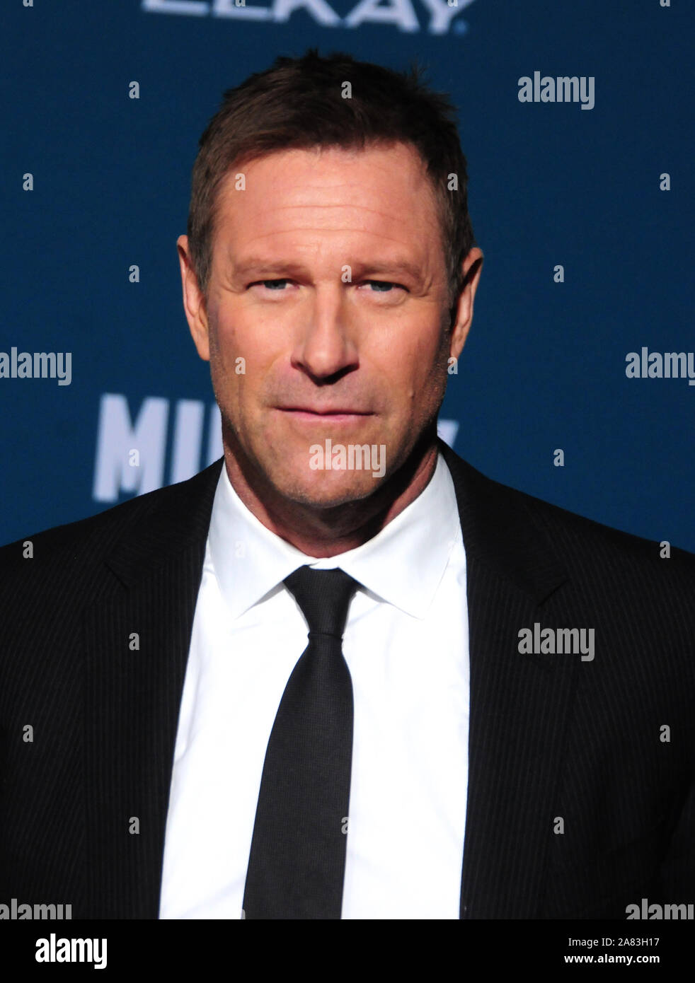 Los Angeles, California, USA 5th November 2019 Actor Aaron Eckhart ...