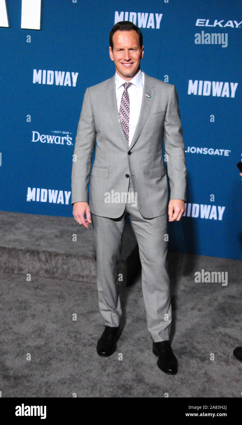 Los Angeles, California, USA 5th November 2019 Actor Patrick Wilson ...