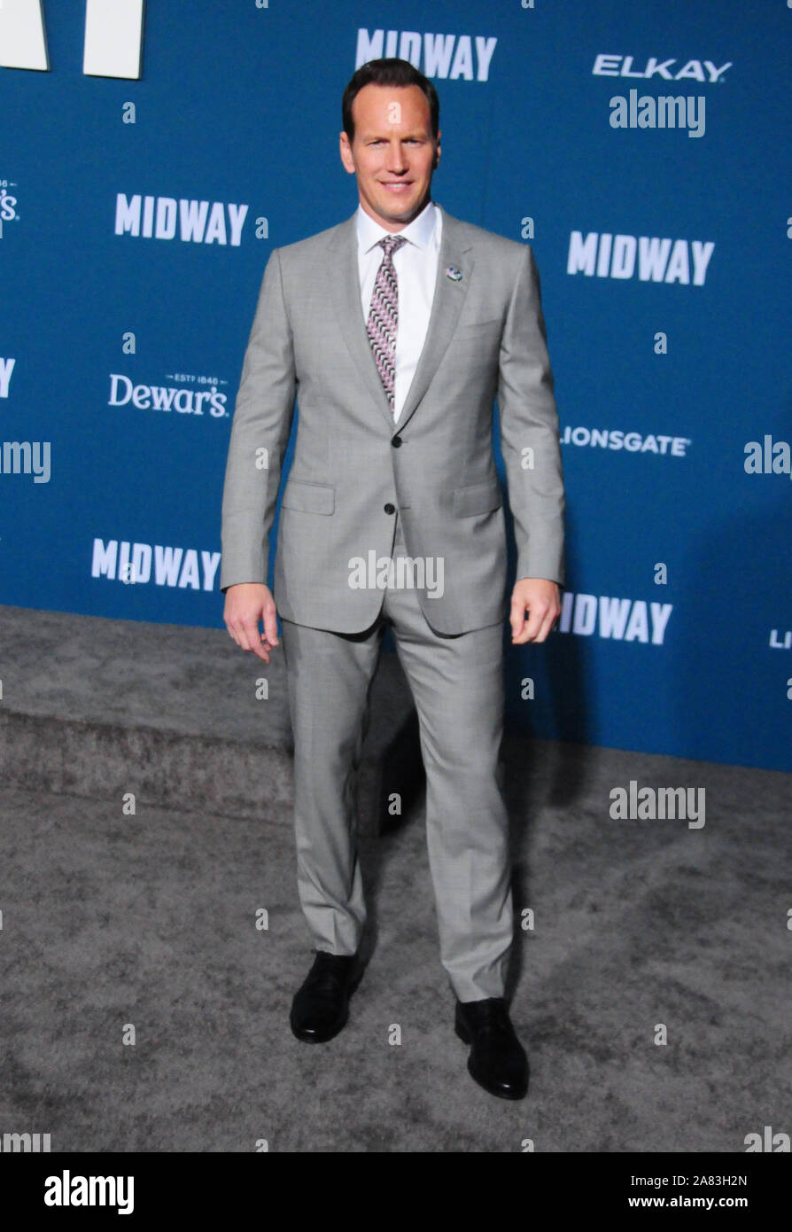 Los Angeles, California, USA 5th November 2019 Actor Patrick Wilson ...