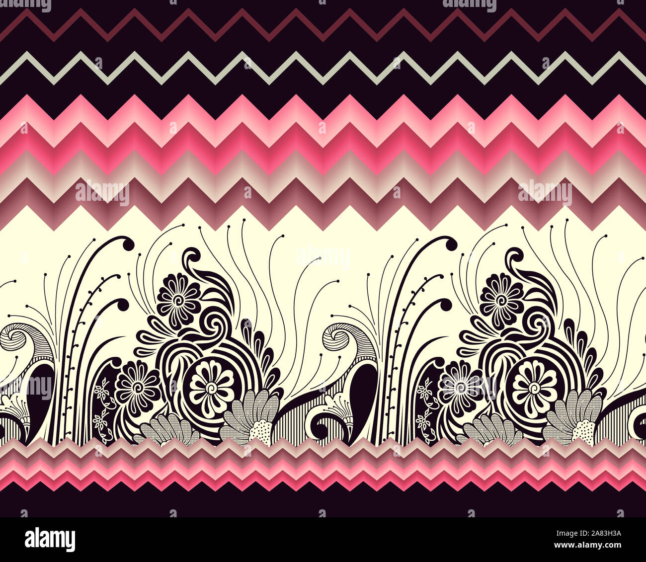 abstract geometric border design background Stock Photo - Alamy