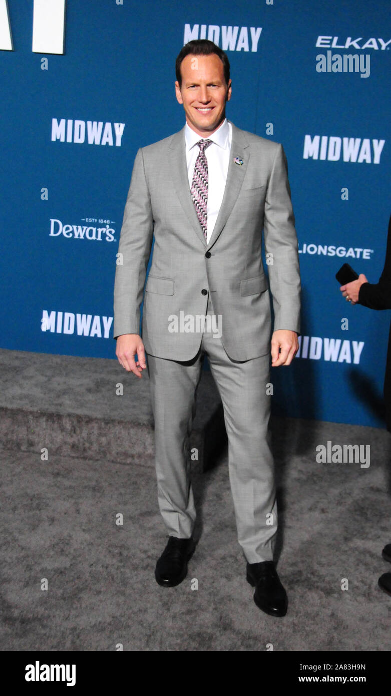 Los Angeles, California, USA 5th November 2019 Actor Patrick Wilson ...
