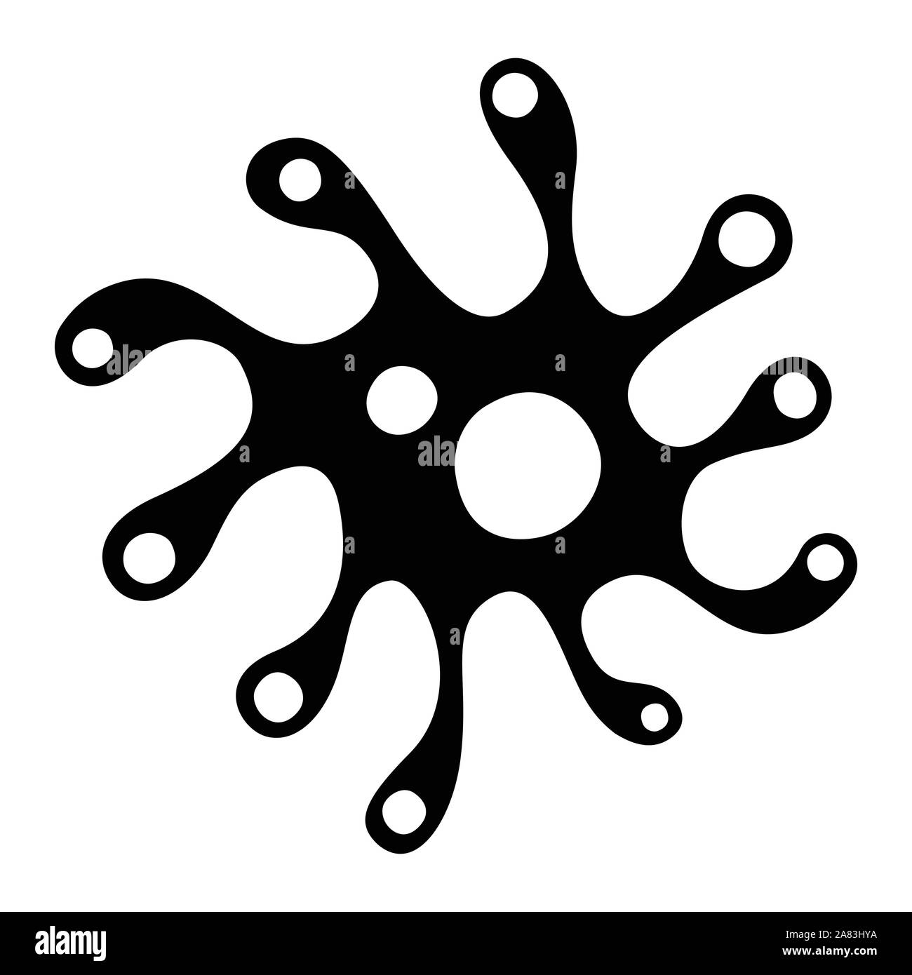 Ink blot art Stock Vector Images - Alamy
