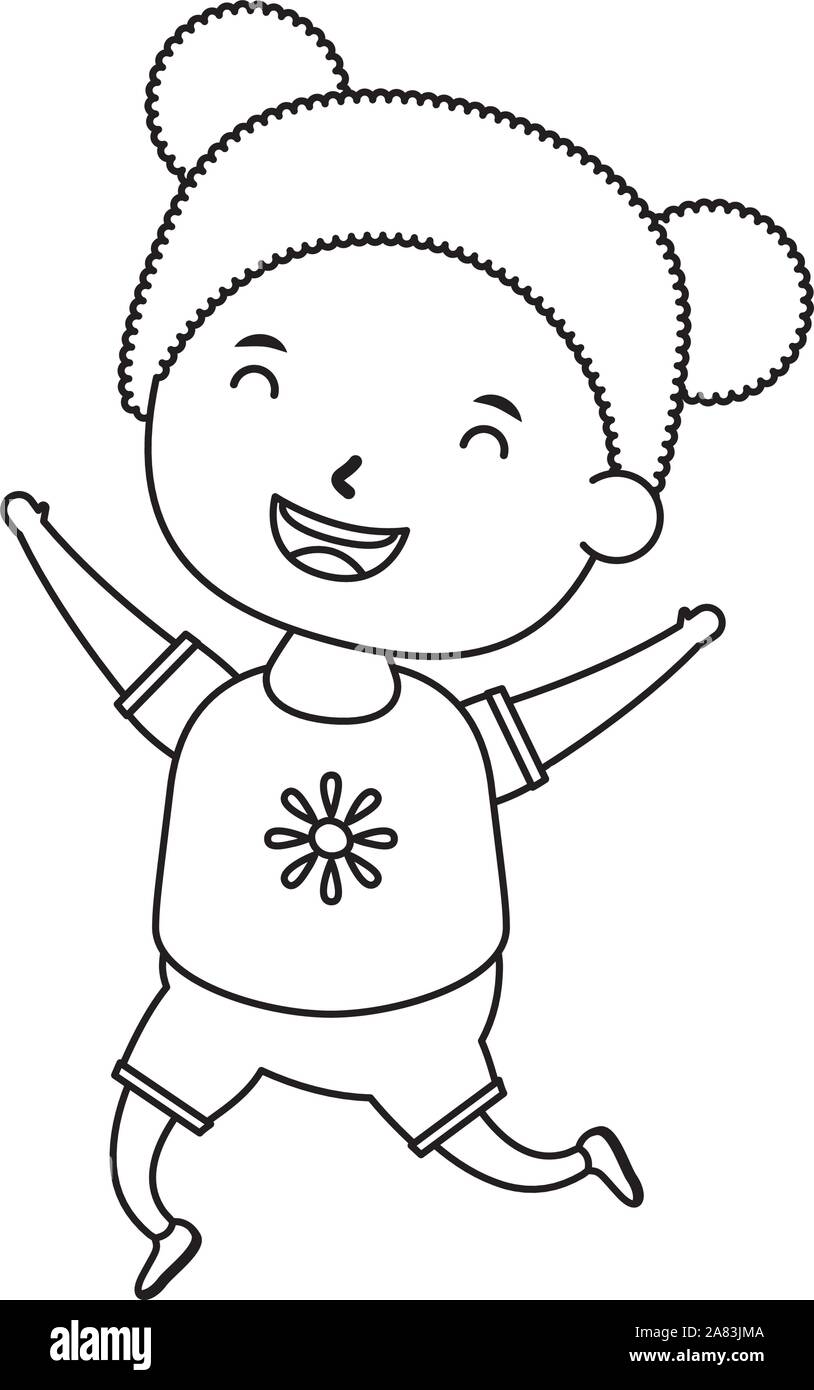 cute little girl comic character Stock Vector Image & Art - Alamy