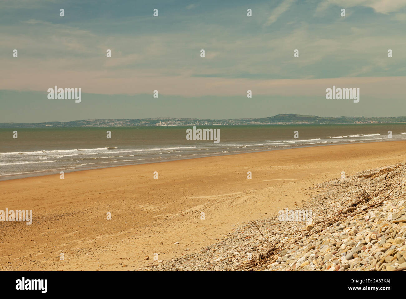Sker Beach, Kenfig National Nature Reserve, Ton Kenfig, Bridgend, South ...