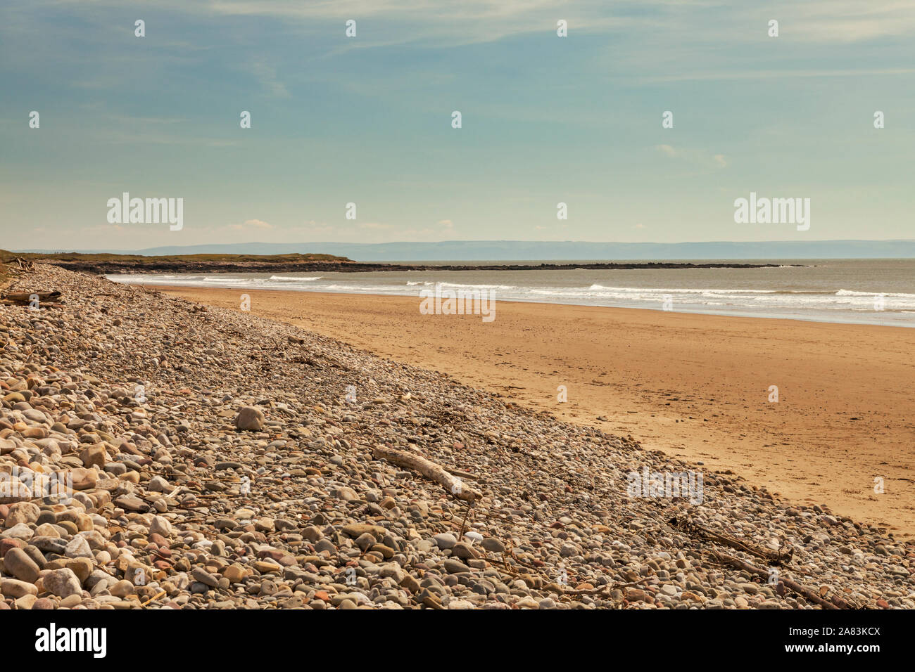 Sker Beach, Kenfig National Nature Reserve, Ton Kenfig, Bridgend, South ...