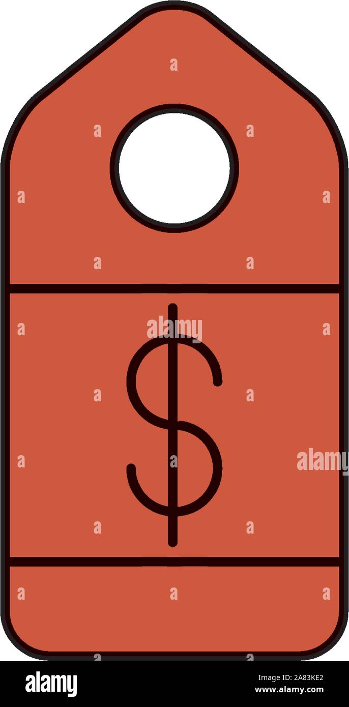 commercial tag hanging with dollar symbol Stock Vector Image & Art - Alamy