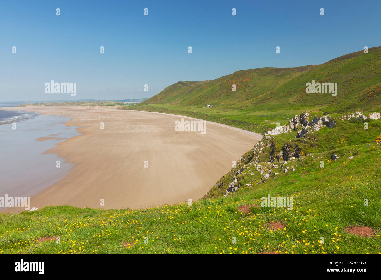 Rhossili Bay Gower Peninsula High Resolution Stock Photography and ...