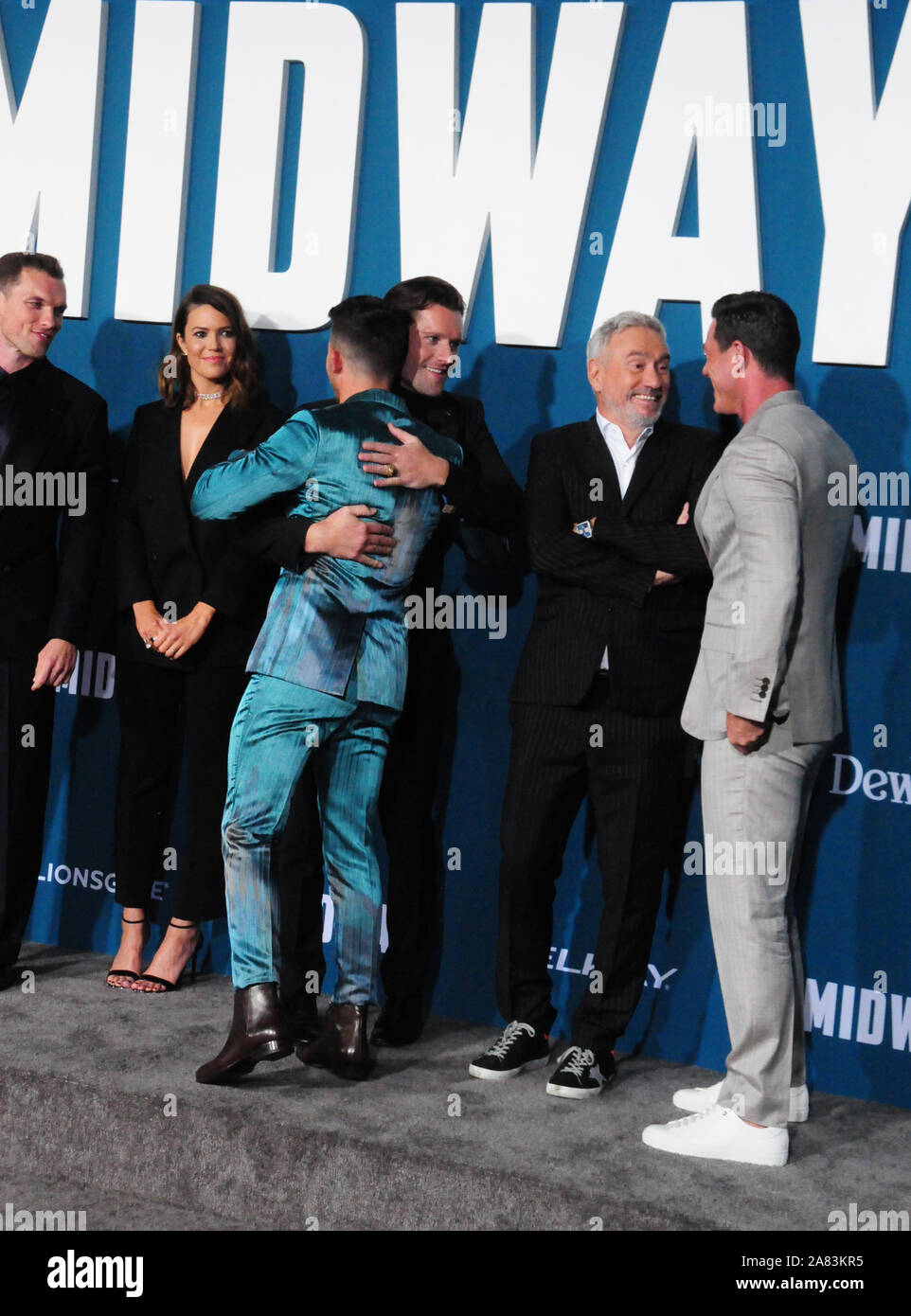 Los Angeles, California, USA 5th November 2019 (L-R) Actors Ed Skrein ...