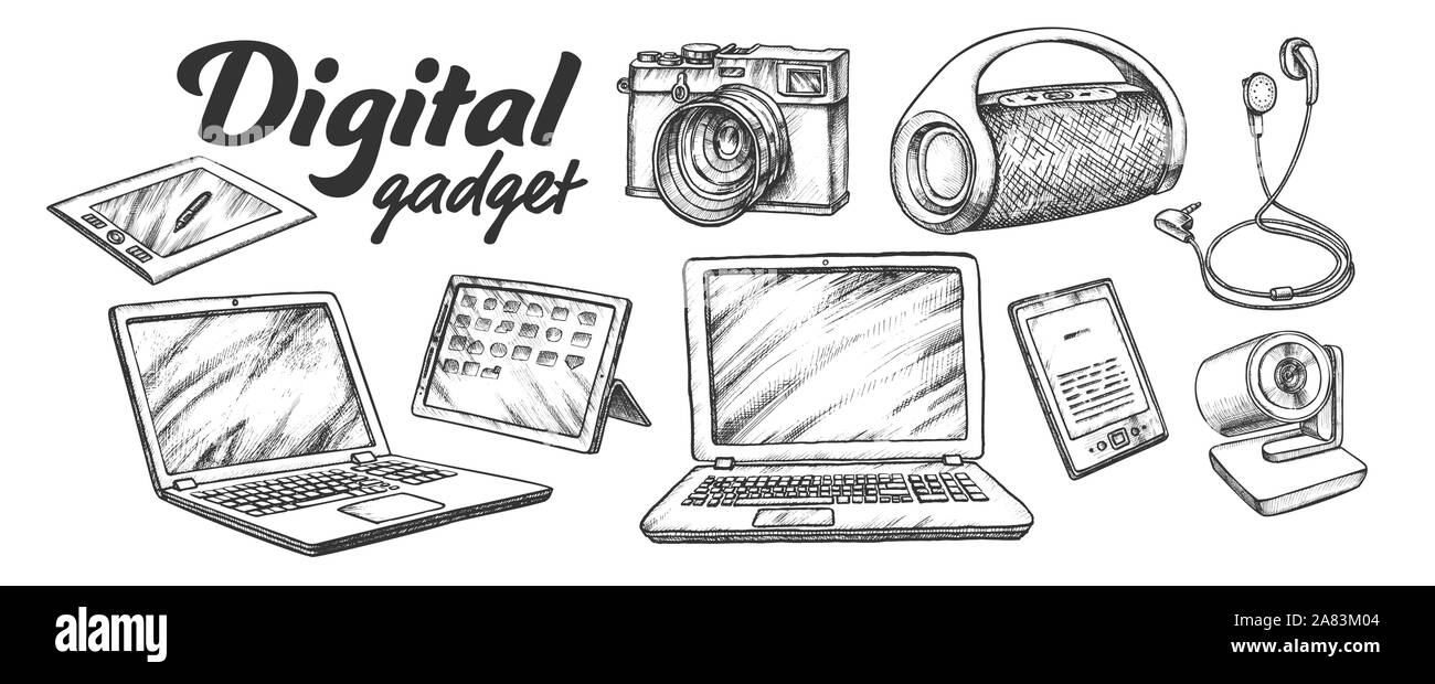 Retro gadgets Black and White Stock Photos & Images - Alamy