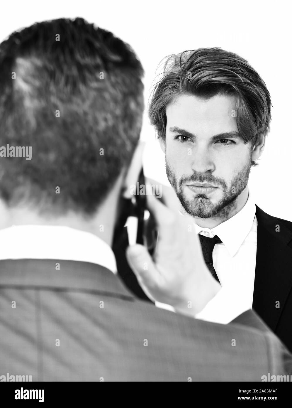 Job interview outfit Black and White Stock Photos & Images - Alamy