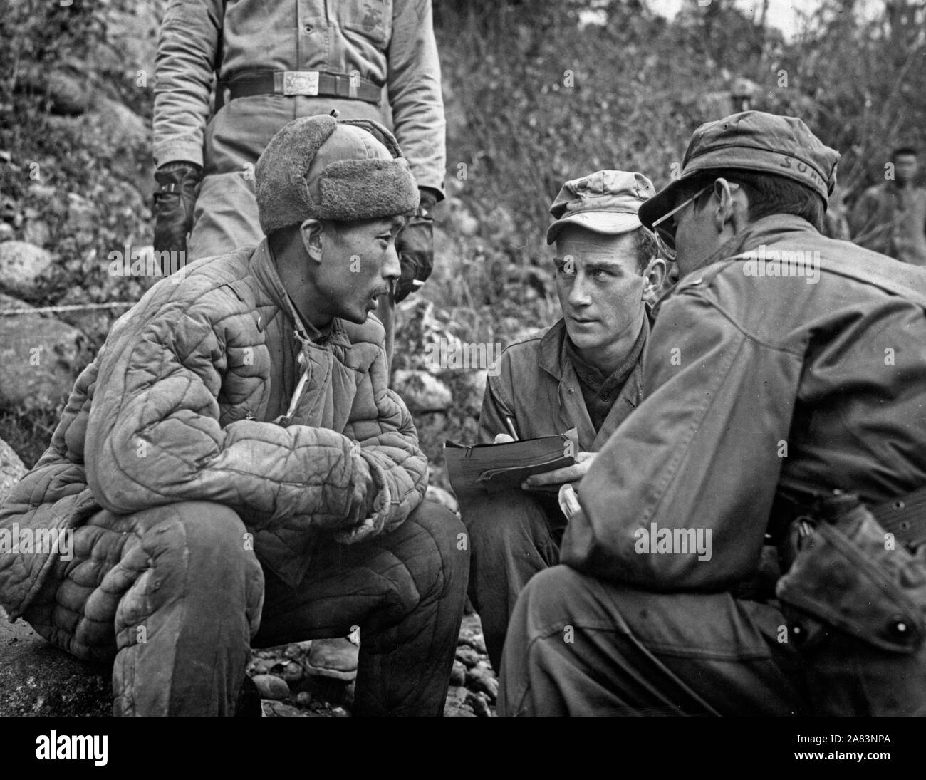 Communist prisoners Black and White Stock Photos & Images - Alamy