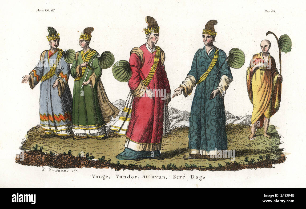 Burmese court officials to the Emperor. Chief minister and counsellor ...