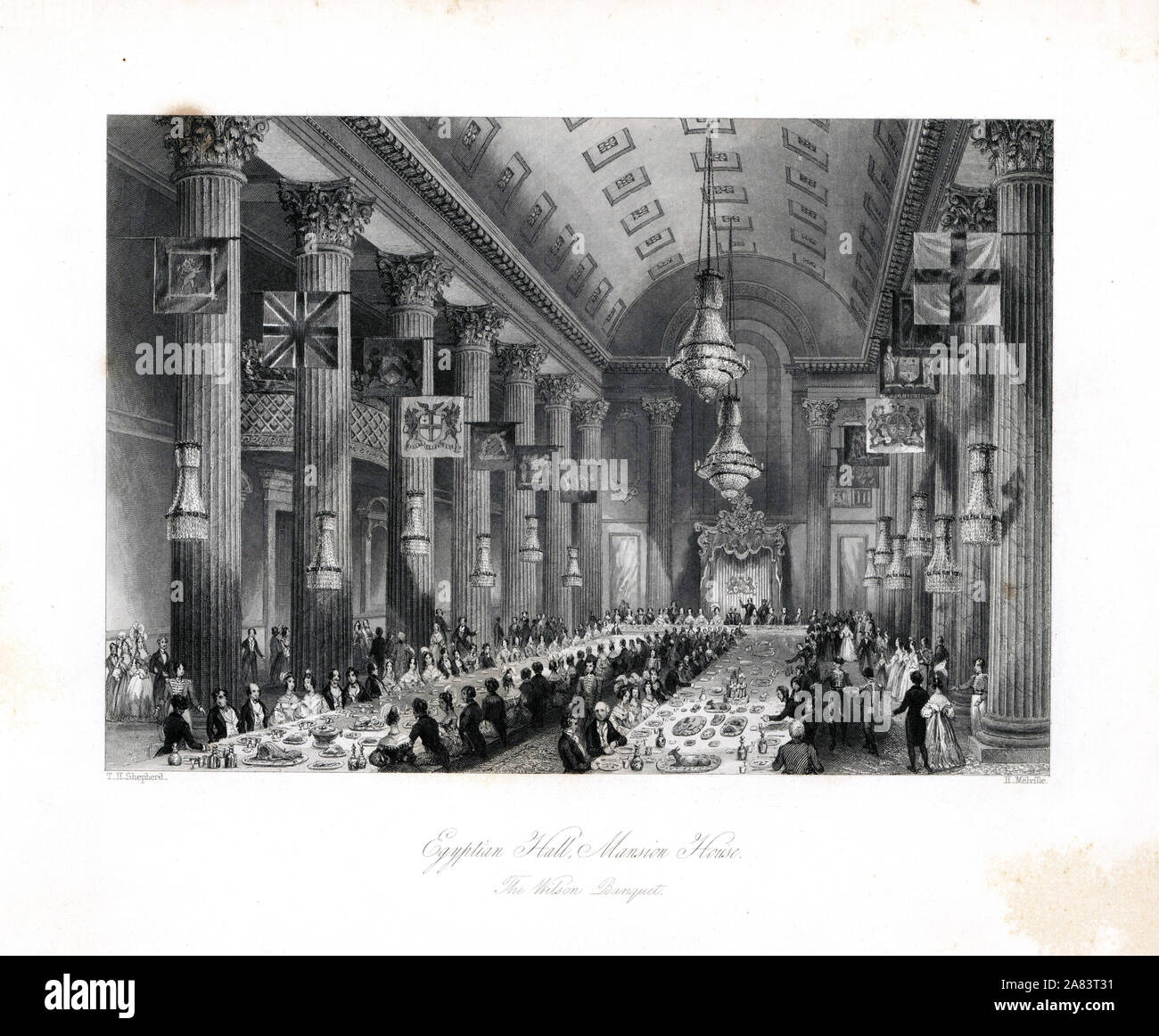 Egyptian hall hi-res stock photography and images - Alamy