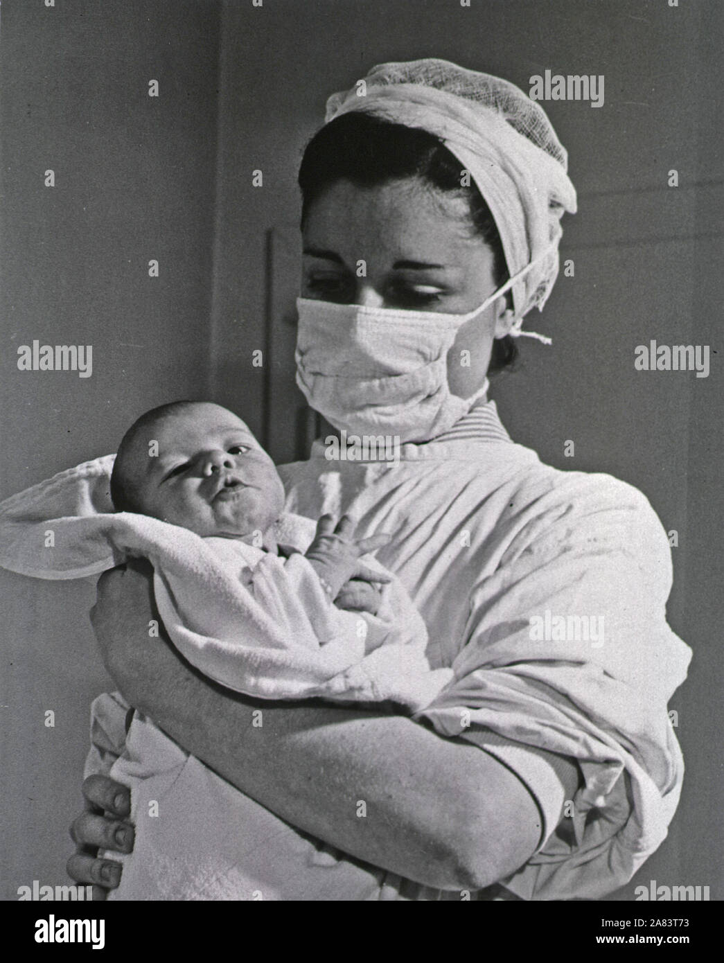 1940s baby nurse hi-res stock photography and images - Alamy