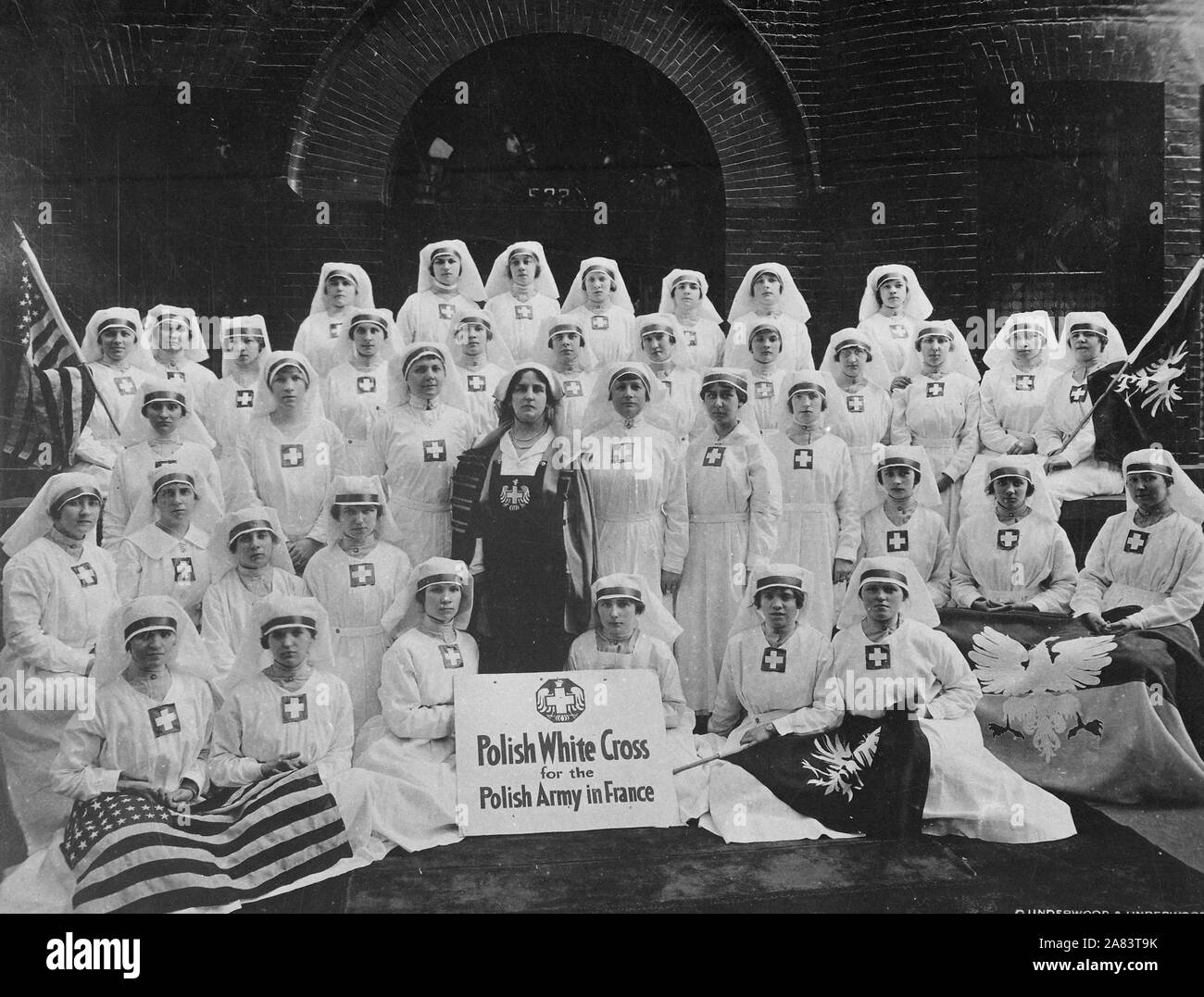 Group of Polish nurses who were recruited through the efforts of the ...