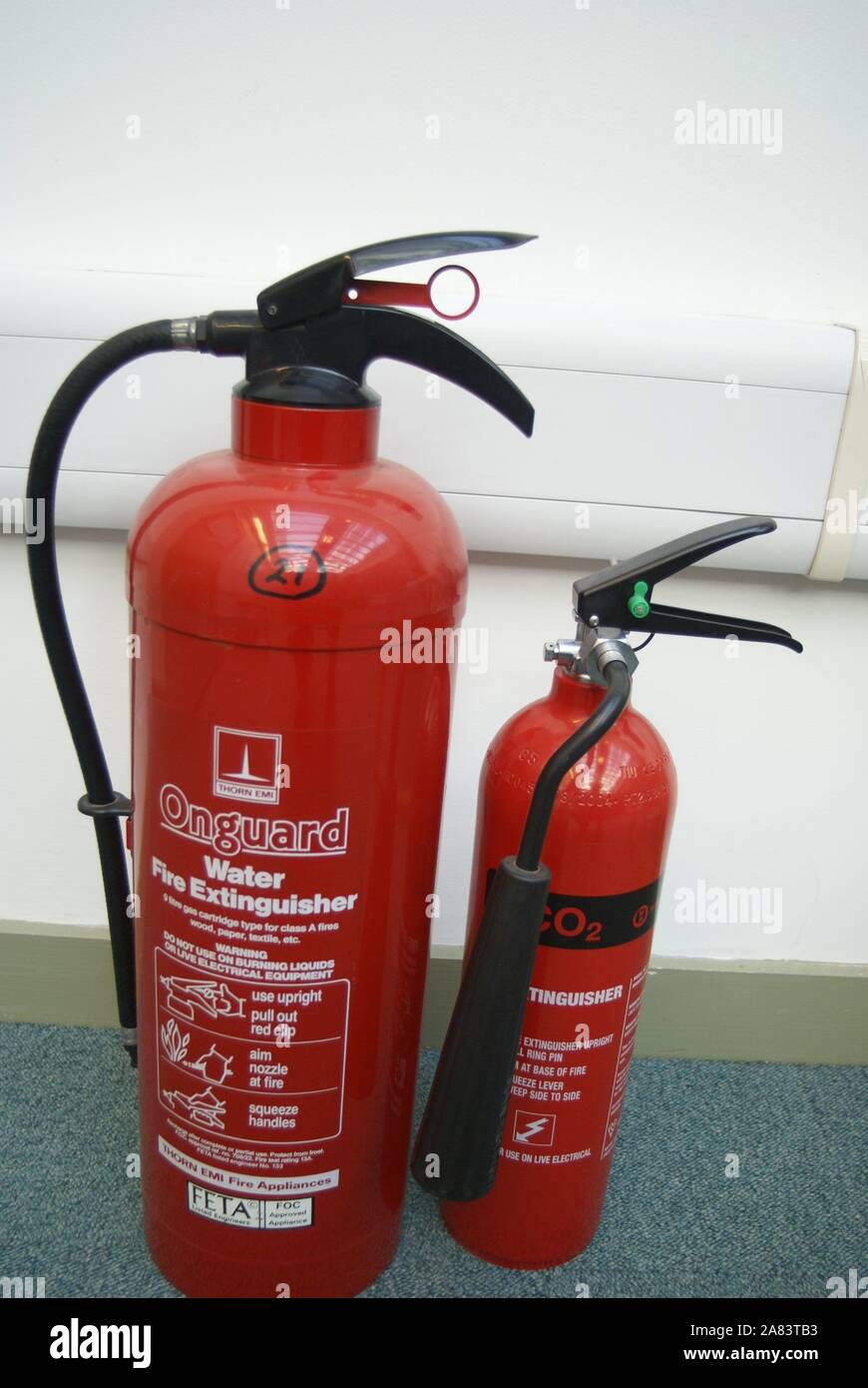 Fire Extinguisher Identification And Use High Resolution Stock ...