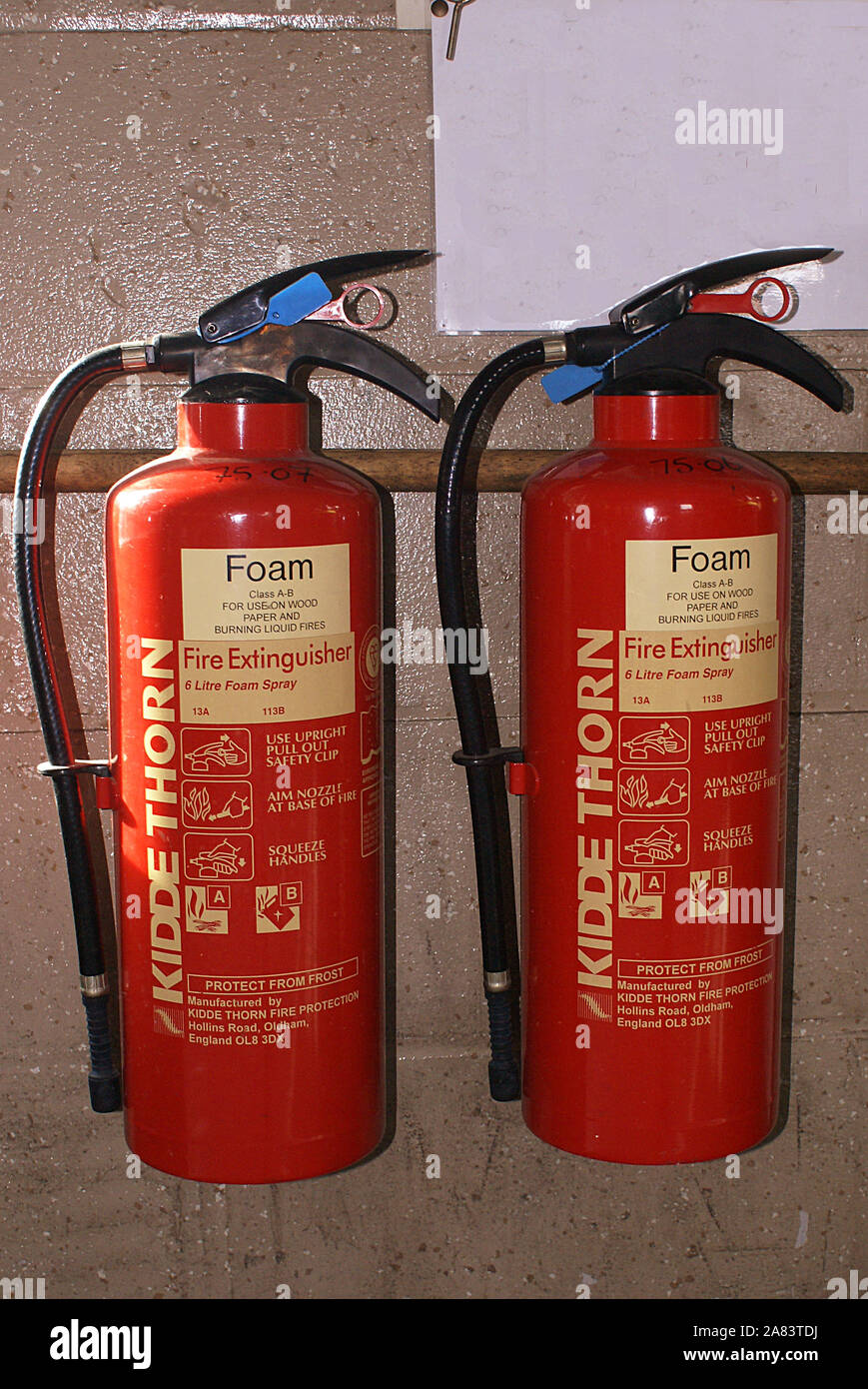 Fire Extinguisher Identification And Use High Resolution Stock ...