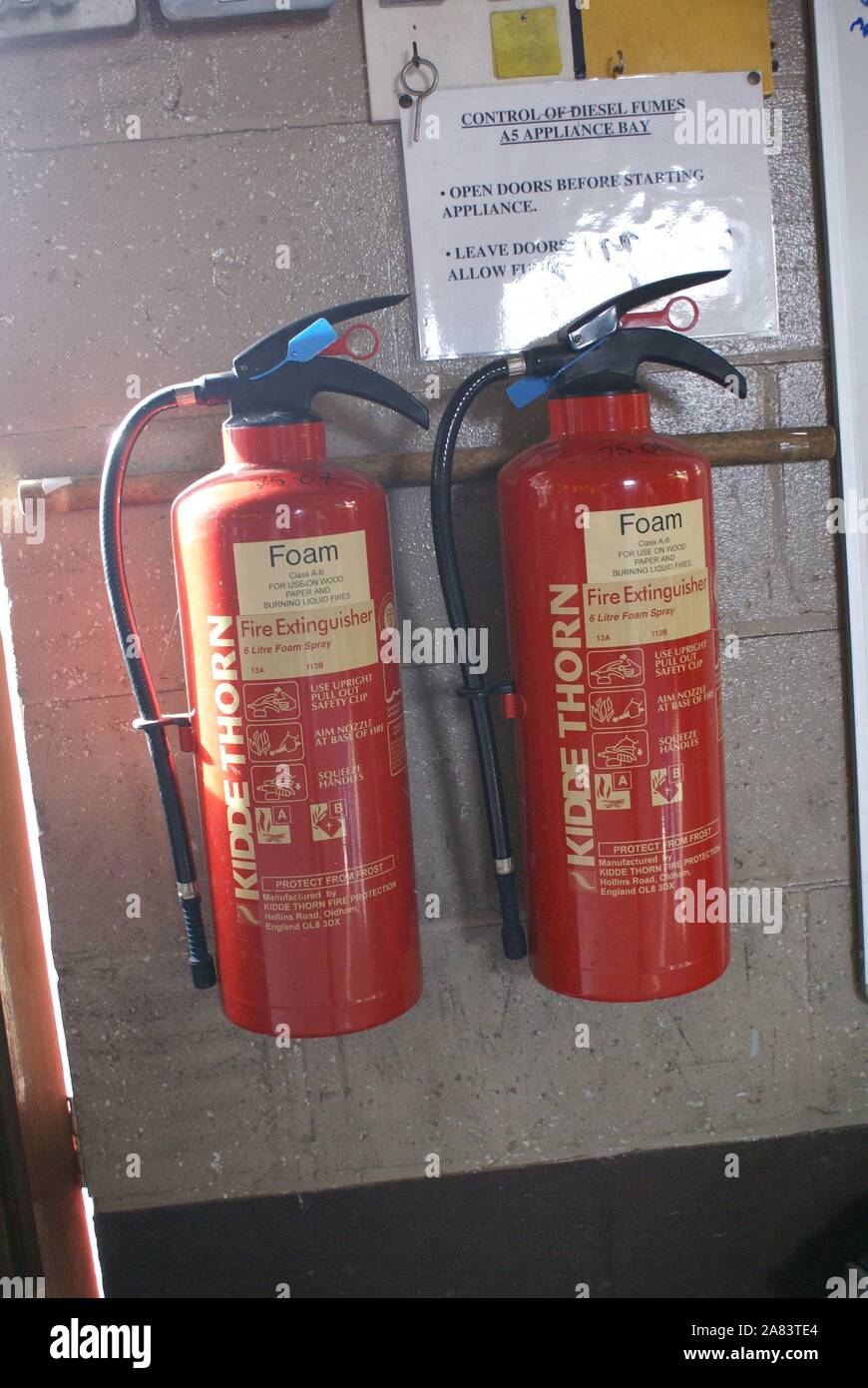 Fire Extinguisher Identification And Use High Resolution Stock ...