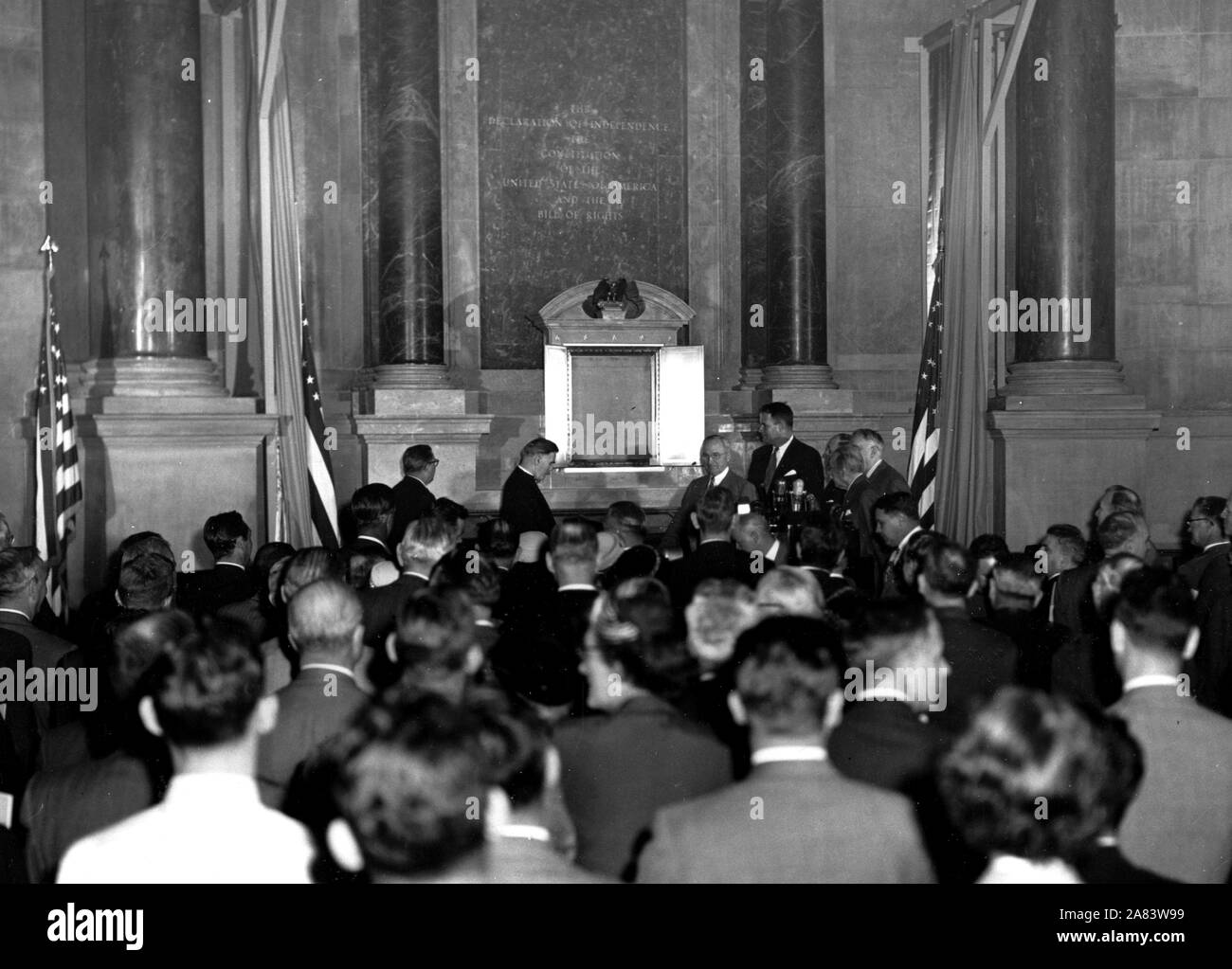 The Declaration of Independence and Constitution were moved from the ...