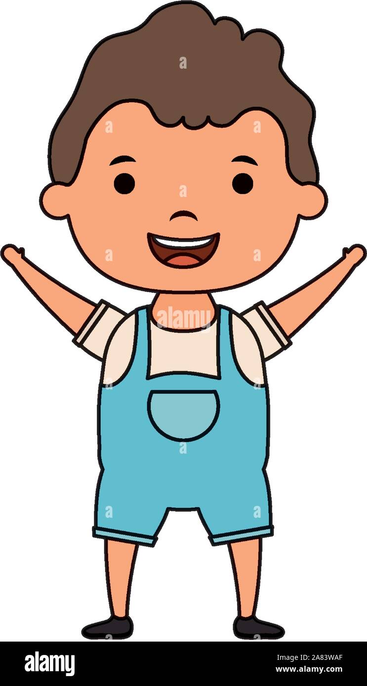 cute little boy comic character Stock Vector Image & Art - Alamy