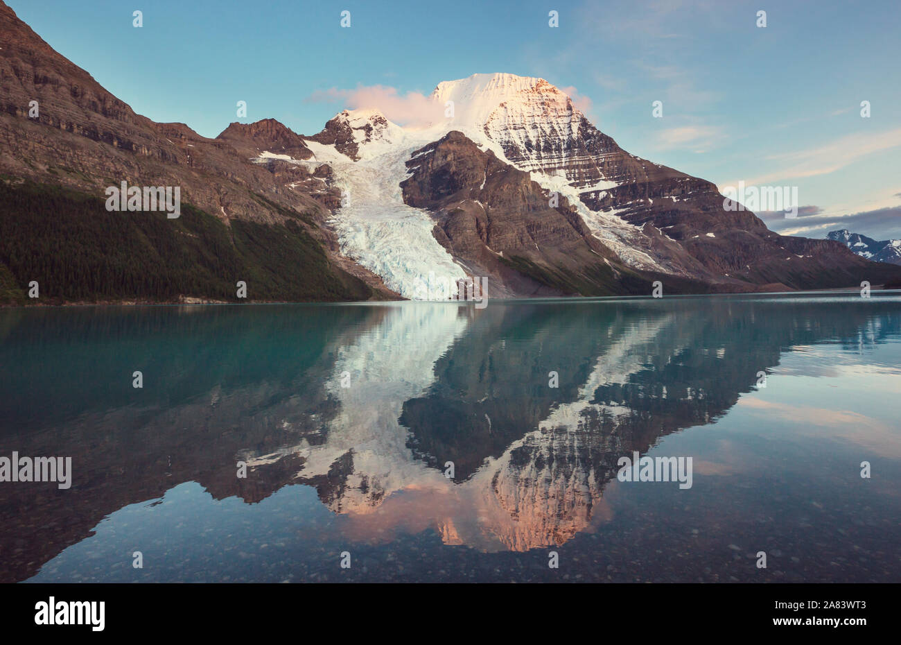 Beautiful Mount Robson in summer season, Canada Stock Photo - Alamy