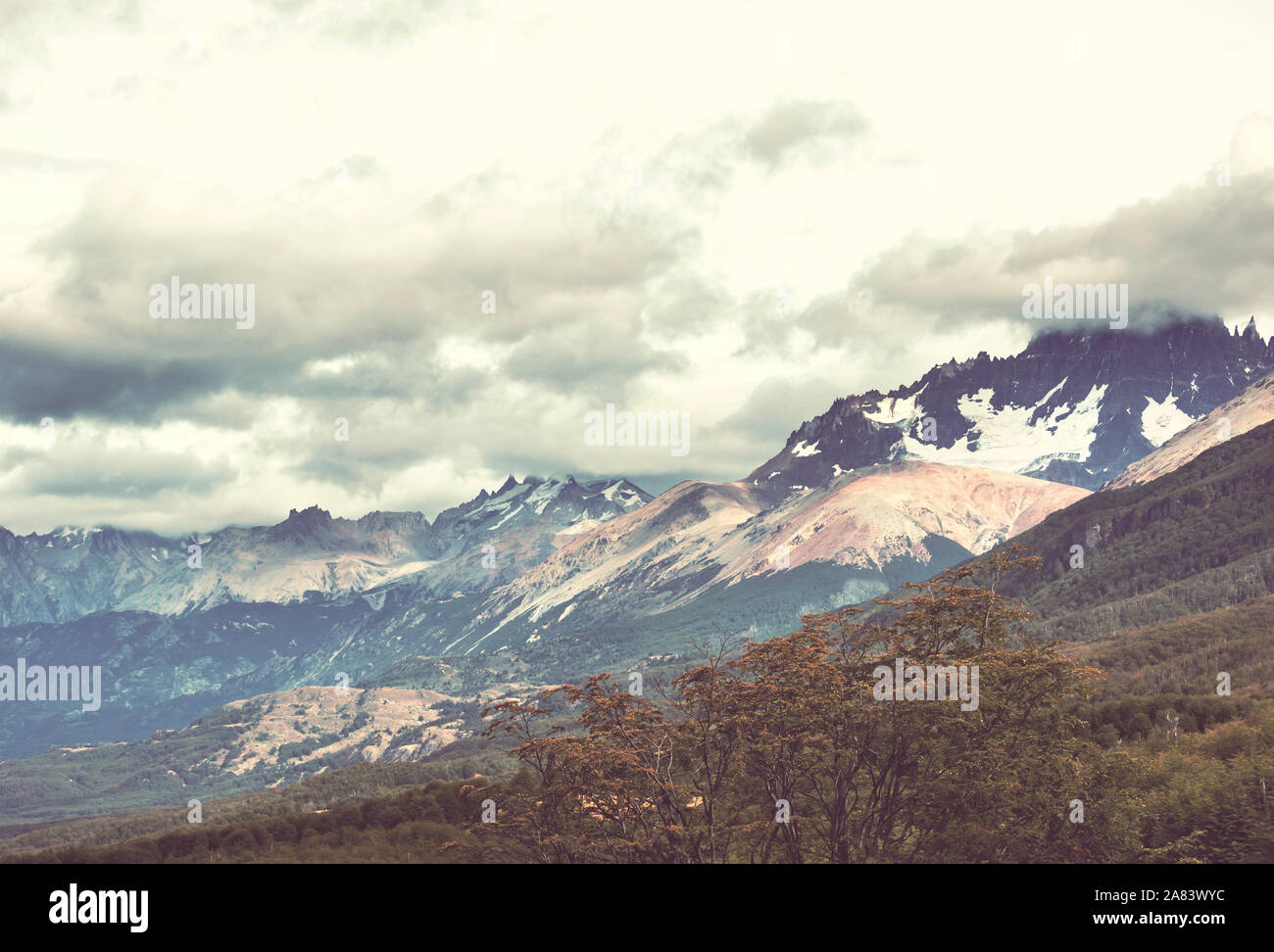 Patagonia landscapes in Southern Argentina Stock Photo - Alamy