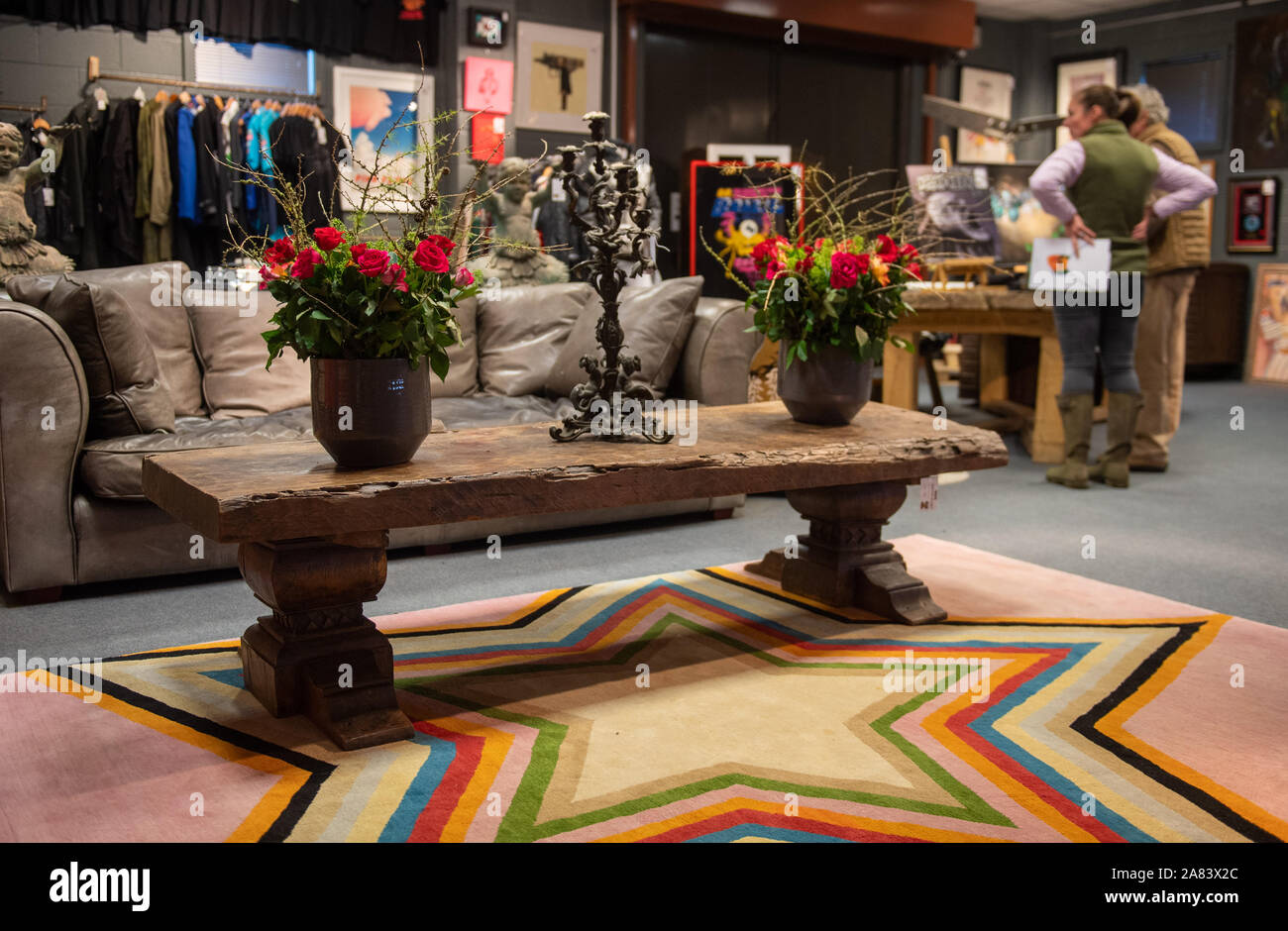 Keith Flint's furniture and items of clothing on display at Cheffins ...