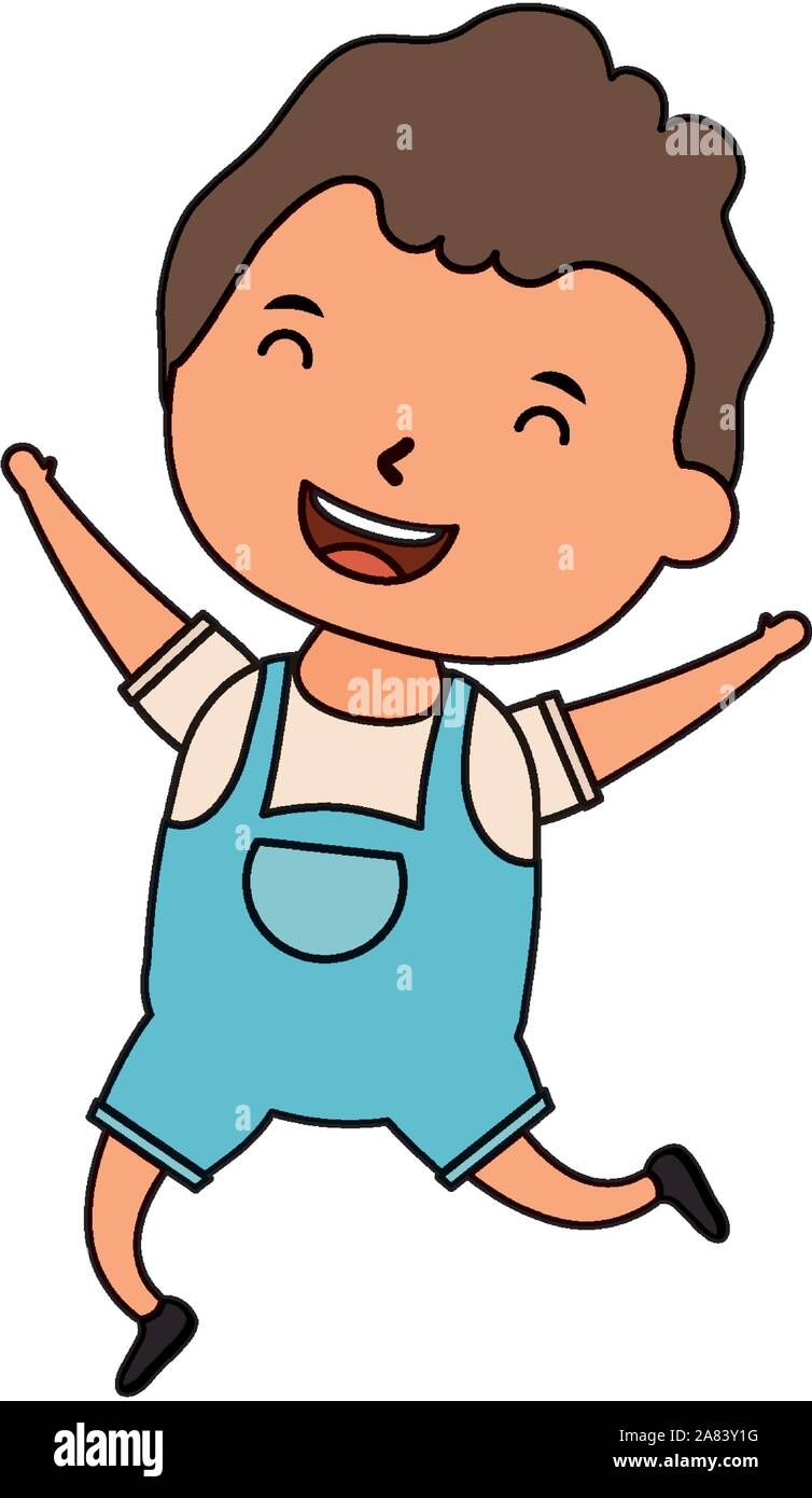 cute little boy comic character Stock Vector Image & Art - Alamy