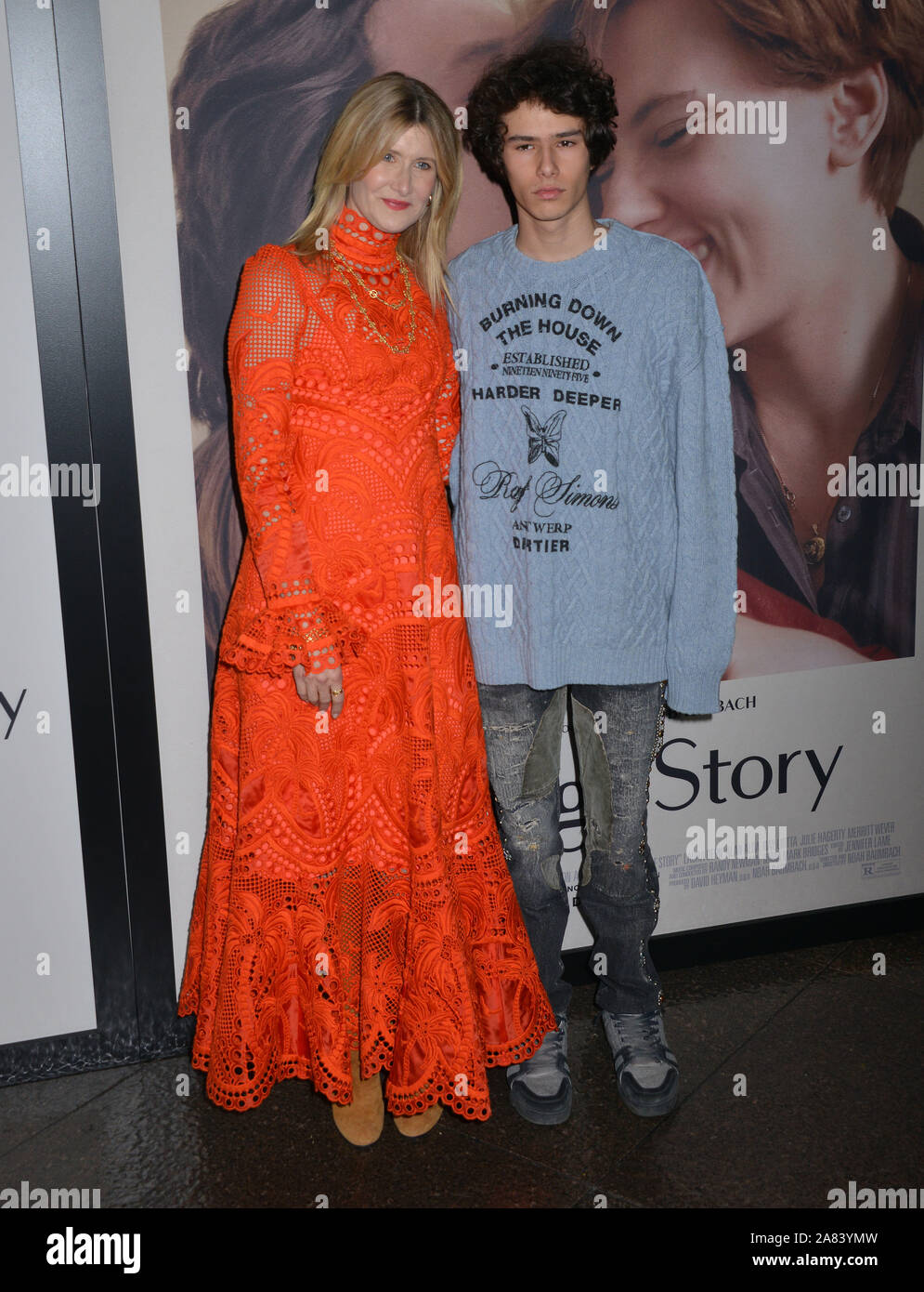 Los Angeles, USA. 05th Nov, 2019. Laura Dern, Ellery Harper - son 050 ...