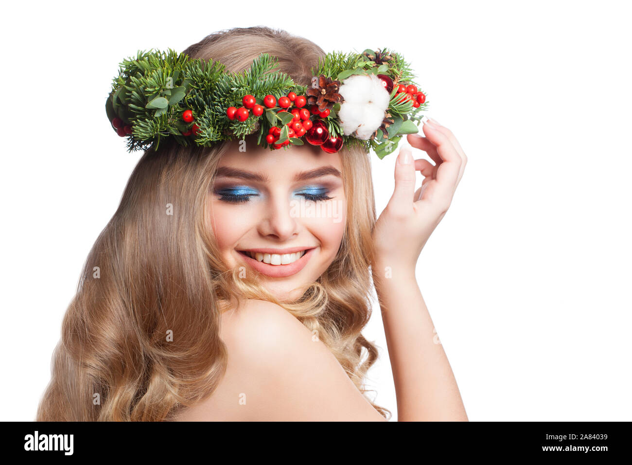 Perfect blonde model girl hi-res stock photography and images - Alamy