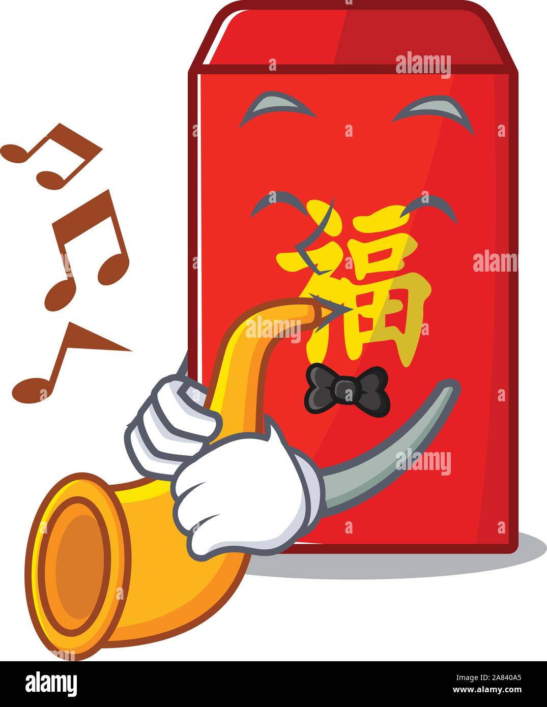 Red china trumpet Stock Vector Images - Alamy