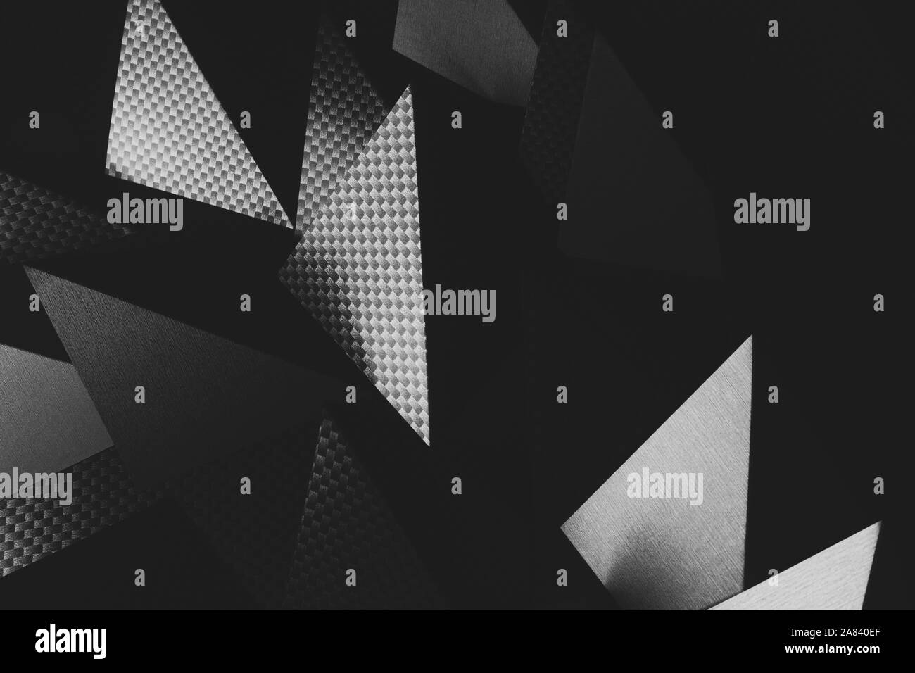 Triangular abstract elements technology background hi-res stock ...