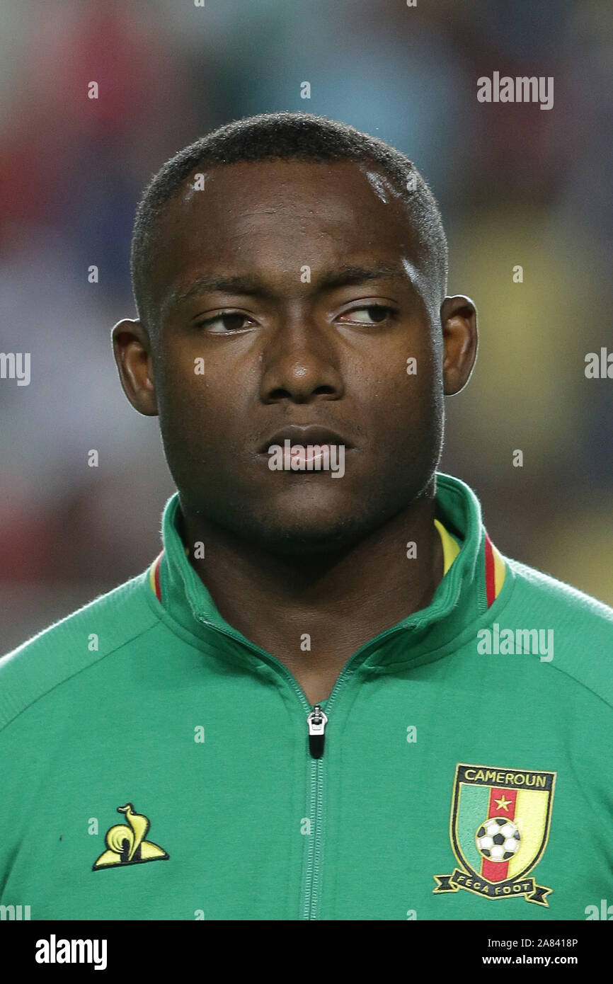 Cariacica, Brazil. 28th Oct, 2019. Cameroon's Leonel Wamba during the ...