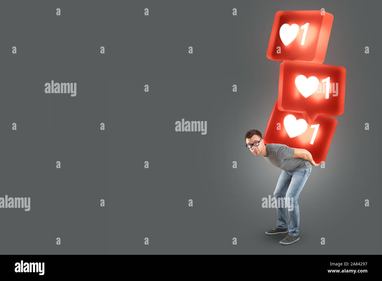 Social media symbols hi-res stock photography and images - Alamy